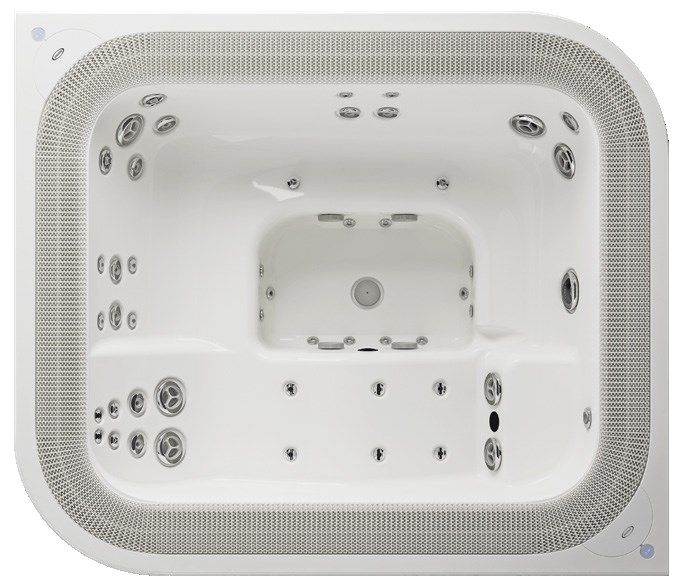 Hydromassage built-in outdoor EPS hot tub VIRTUS™ By Jacuzzi