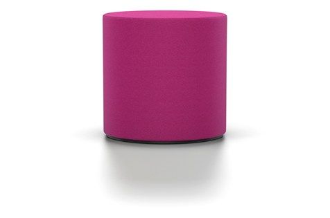 VISIONA STOOL Round fabric pouf By Vitra | design Verner Panton