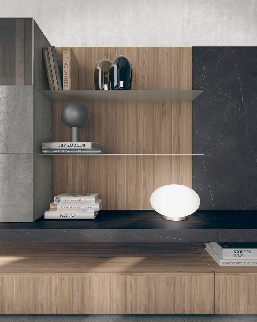 VITALYTY NOCE GOLD | Mueble modular de pared Colección Vitalyty By ...