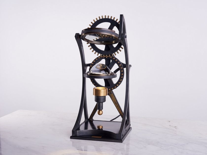 LED brass table lamp VITRUVIAN By Karice Lighting design Maurice ...