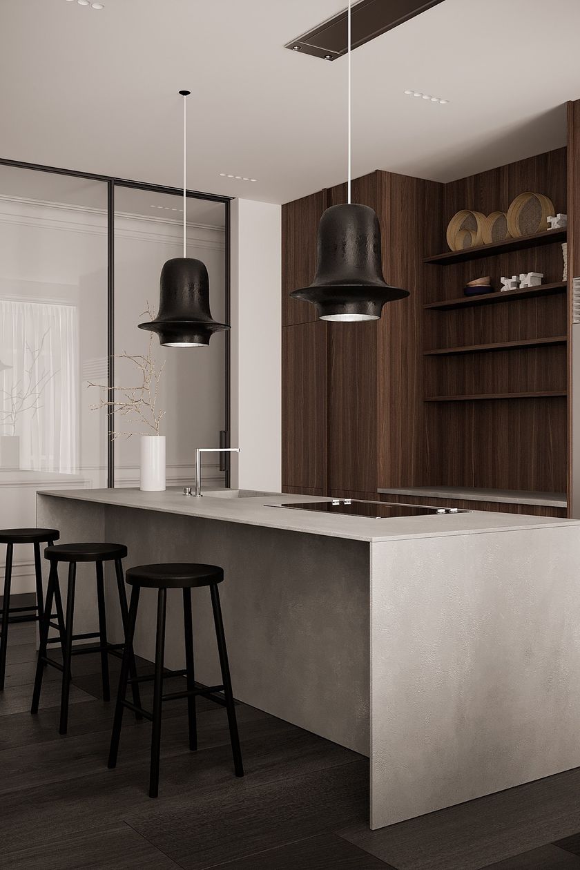VOLCANO LED handmade ceramic pendant lamp By Makhno Product | design ...