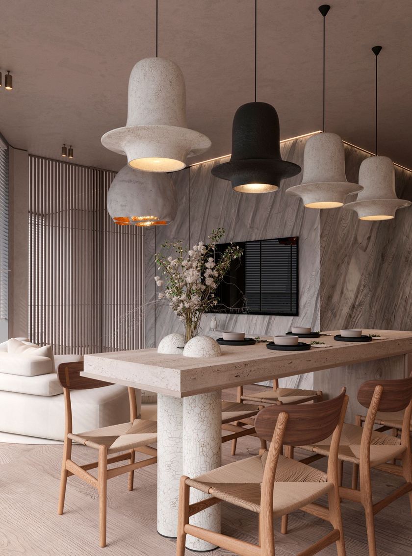 VOLCANO LED handmade ceramic pendant lamp By Makhno Product | design ...