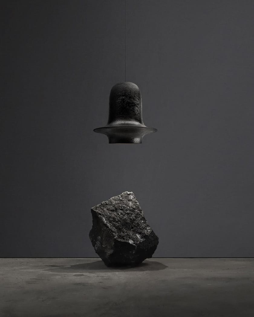 VOLCANO LED handmade ceramic pendant lamp By Makhno Product | design ...