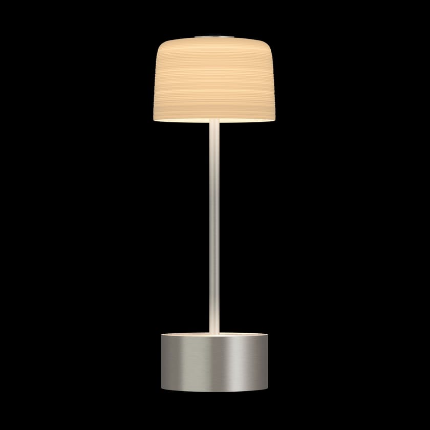 VOLTRA HEMISPHERE LED cordless porcelain table lamp By Voltra Lighting ...
