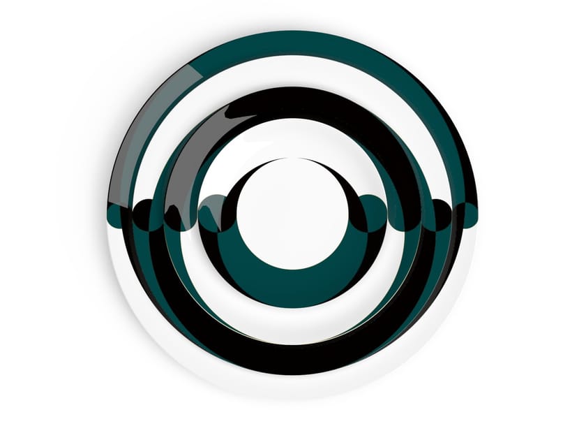 VORTEX GREEN | Plato para servir Colección Vortex Green By Non Sans ...