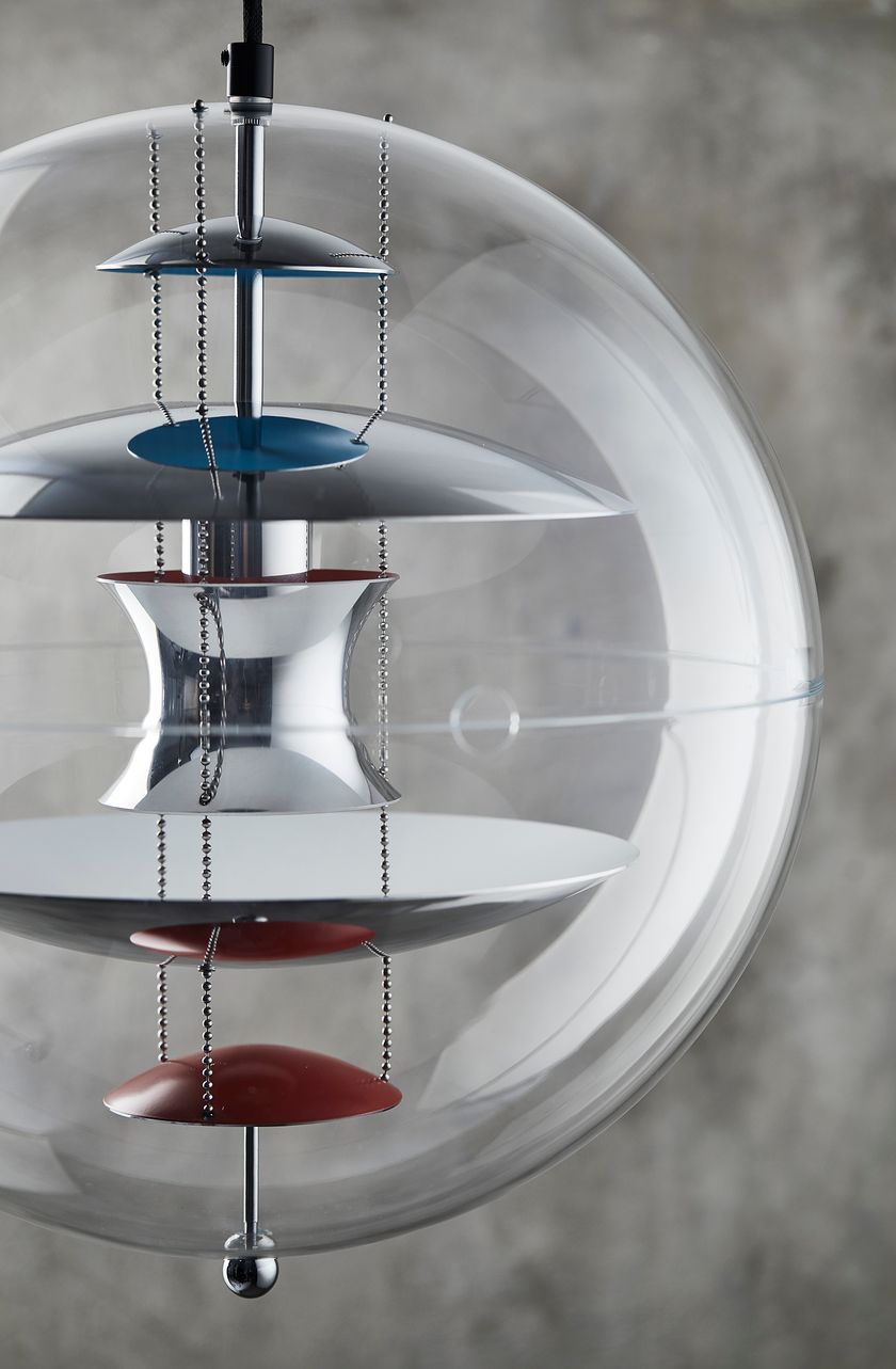 VP GLOBE | Pendant lamp Acrylic pendant lamp By Verpan | design Verner ...