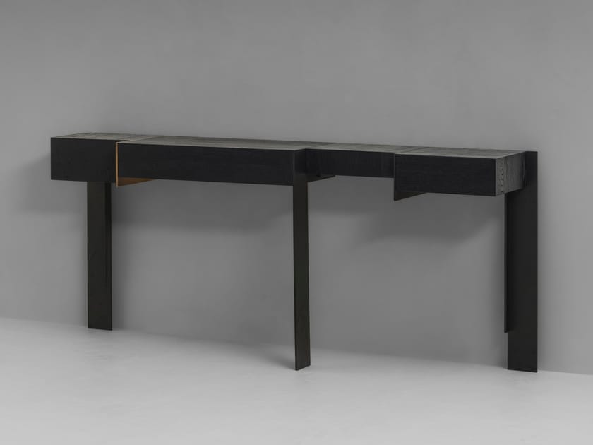 KITALE Consolle rettangolare in legno massello By Van Rossum | design ...