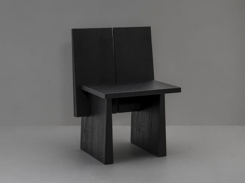 T-ELEMENTS Solid wood chair By Van Rossum | design Andrea Tognon