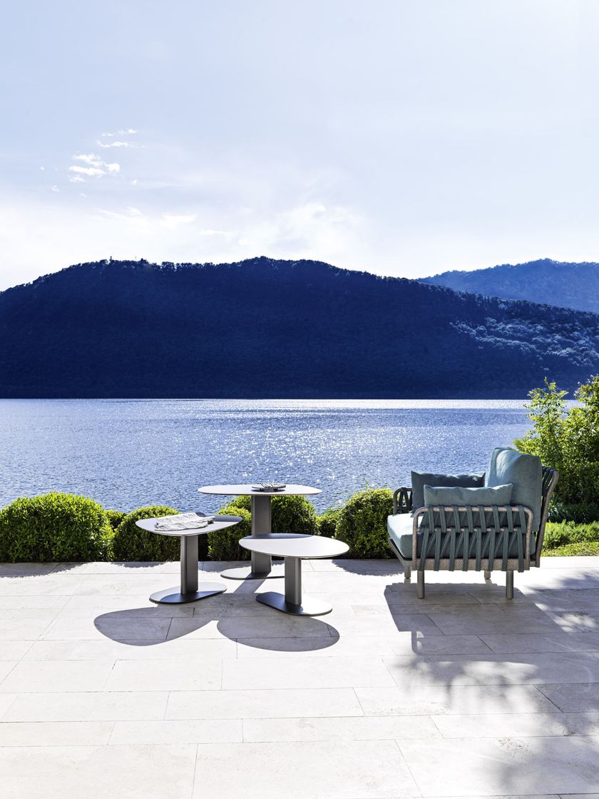 EMMA CROSS Garden armchair By Varaschin