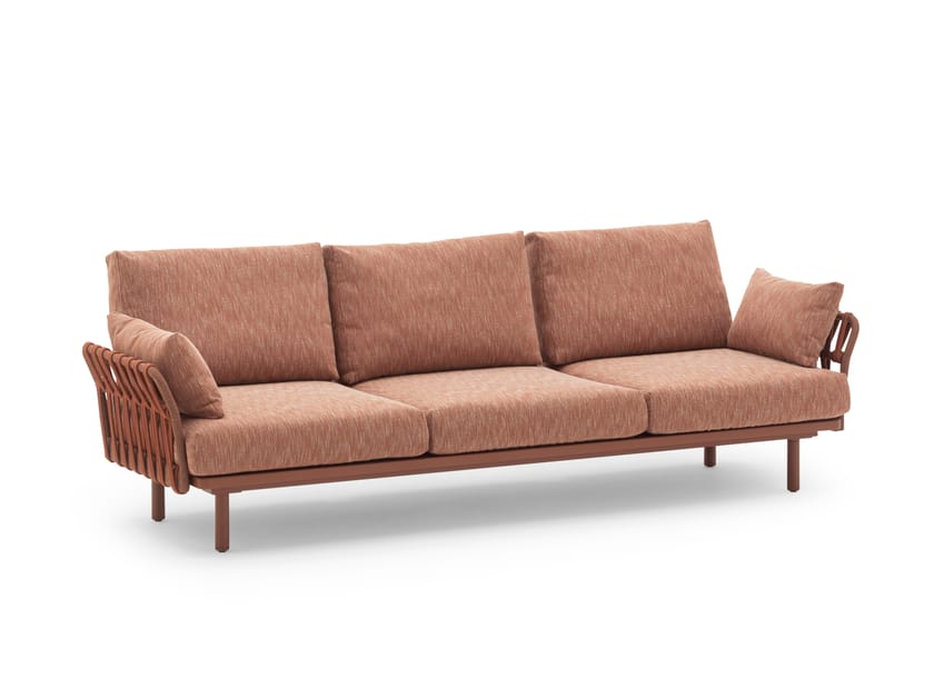 EMMA CROSS Garden sofa By Varaschin