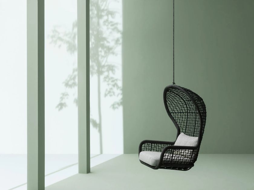 EMMA Garden hanging chair By Varaschin | design Monica Armani