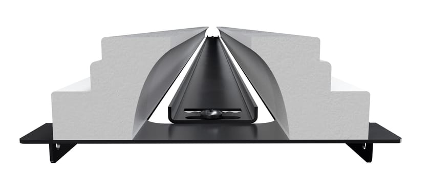 PLINE Gypsum air diffuser By Ventmann