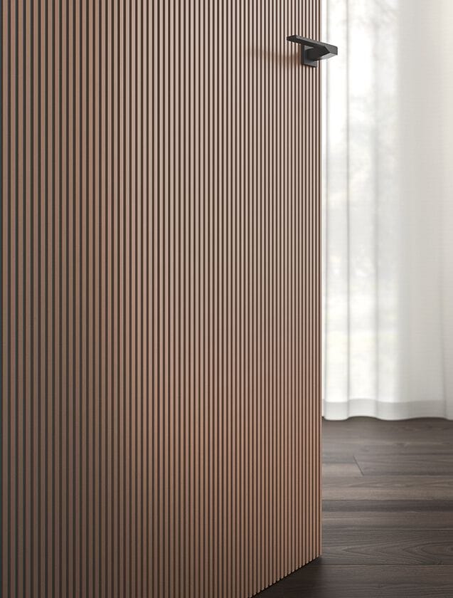 GROOVY Hinged door with concealed hinges By Venus Design