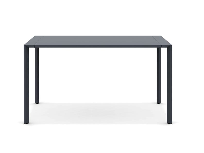 FOX Rectangular metal garden table By Vermobil