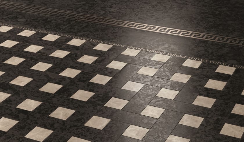 METEORITE NERO Flooring By Versace Ceramics