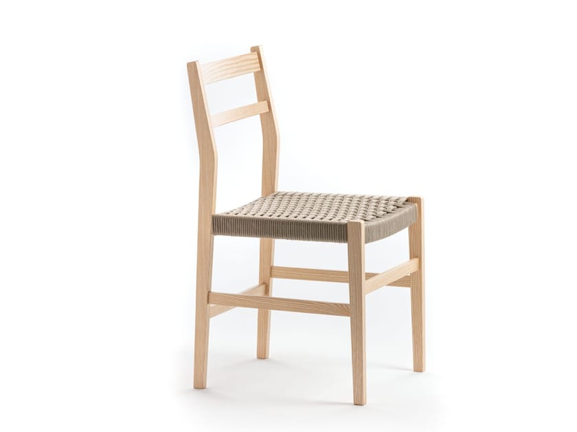 LISBOA BARRIO 01 Open back wooden chair By Very Wood | design Matteo Thun