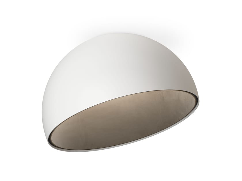 DUO PETRA LED aluminium and slate ceiling lamp By Vibia | design Ramos ...