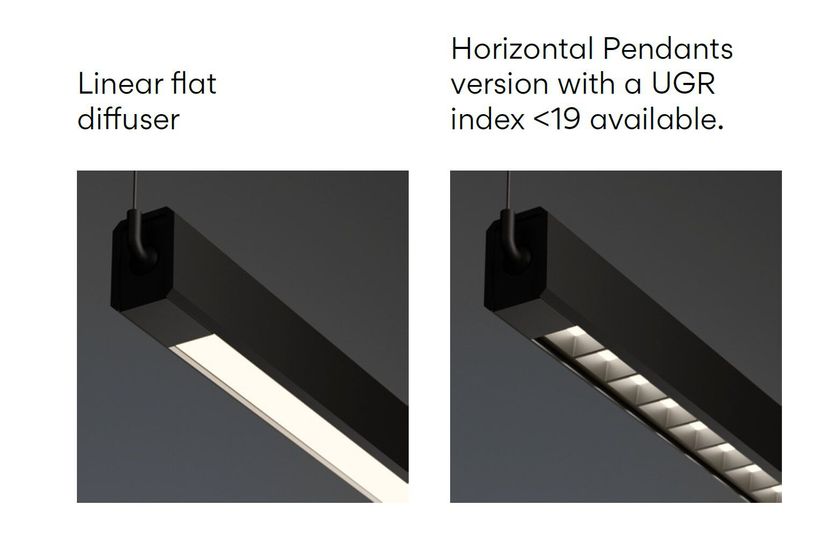 STICKS SOLO LED aluminium pendant lamp By Vibia