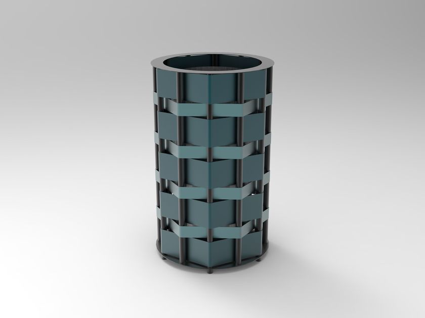VIMINI Litter bin By Viscio Urban Design