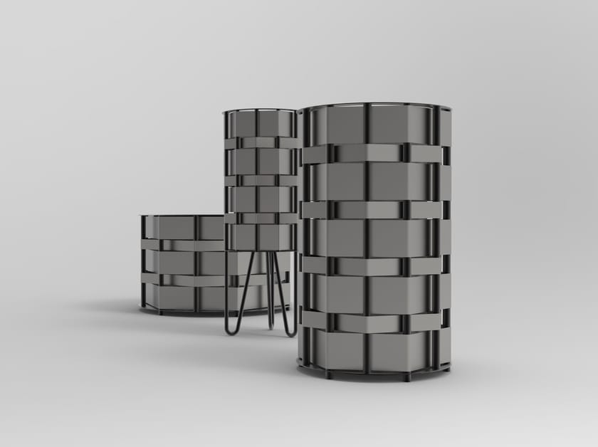 VIMINI Litter bin By Viscio Urban Design