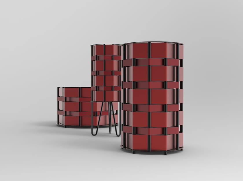 VIMINI Litter bin By Viscio Urban Design