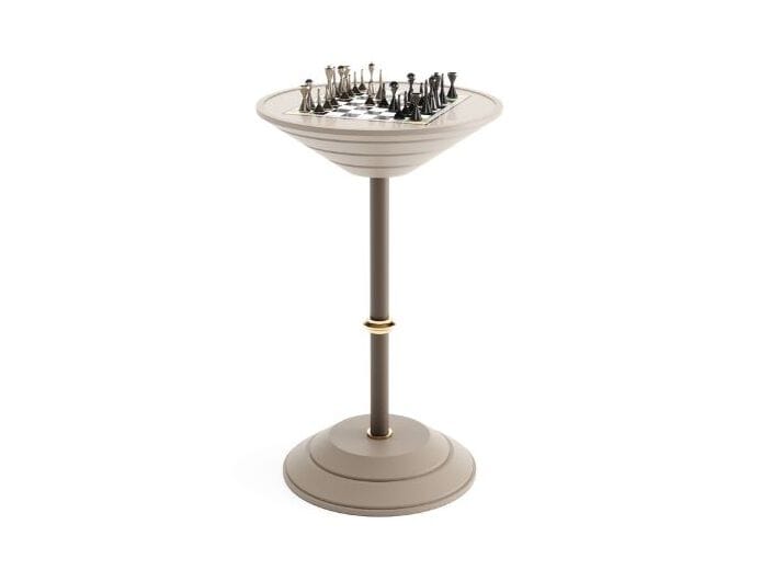 GOEMON Round backgammon table By Vismara Design