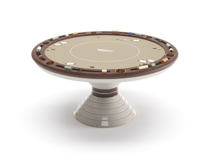 VEGAS Round poker table By Vismara Design