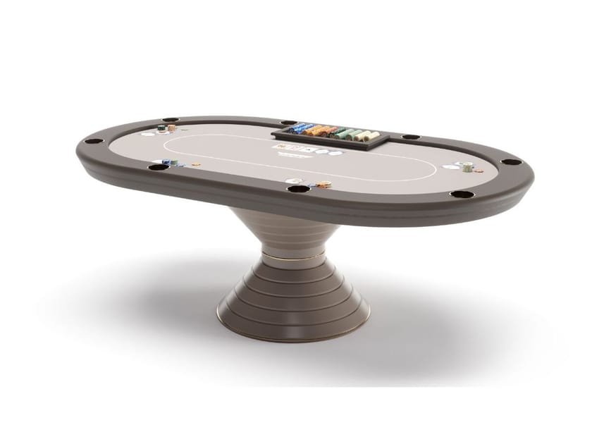 VEGAS Oval poker table By Vismara Design