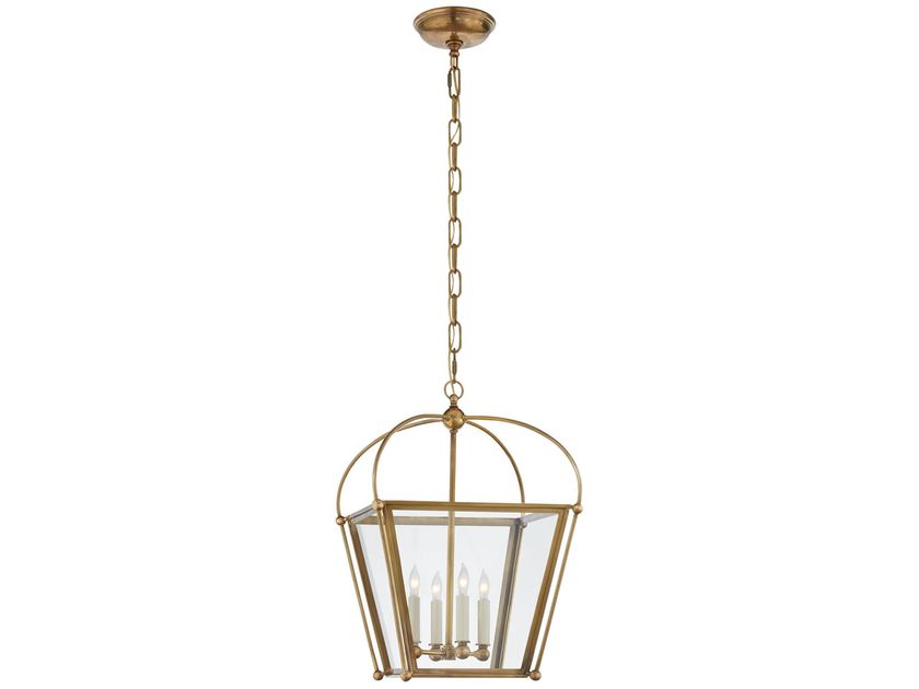 RIVERSIDE SMALL SQUARE LANTERN Pendant lamp By Visual Comfort Europe