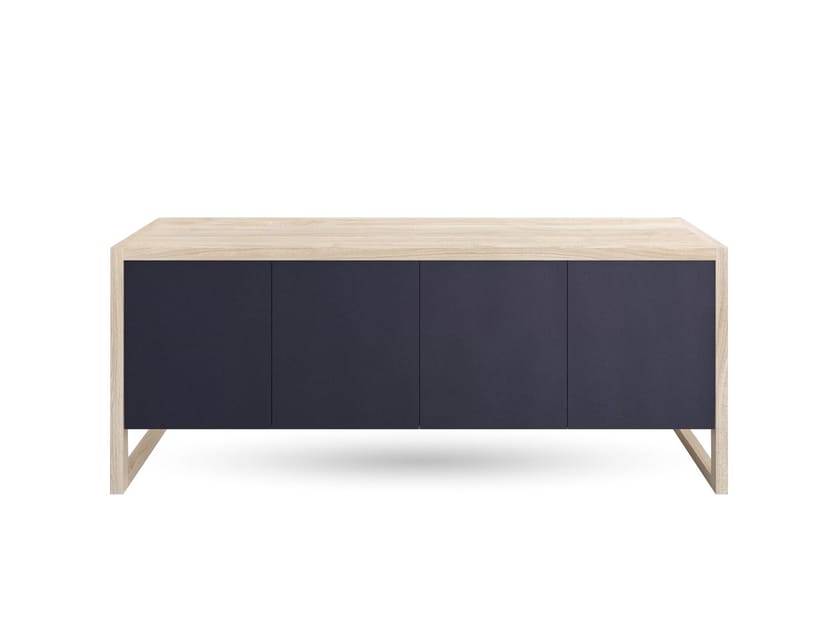 SENA Solid wood sideboard with colored Bio MDF By Vitamin Design ...