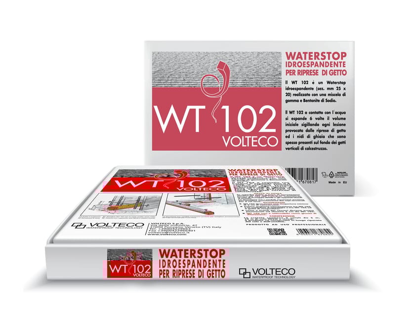 Waterstop idroespansivo e resina WT 102 - Volteco - Edilportale