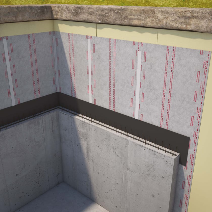 WT PANEL Hydro-expansive and resin waterstop By Volteco