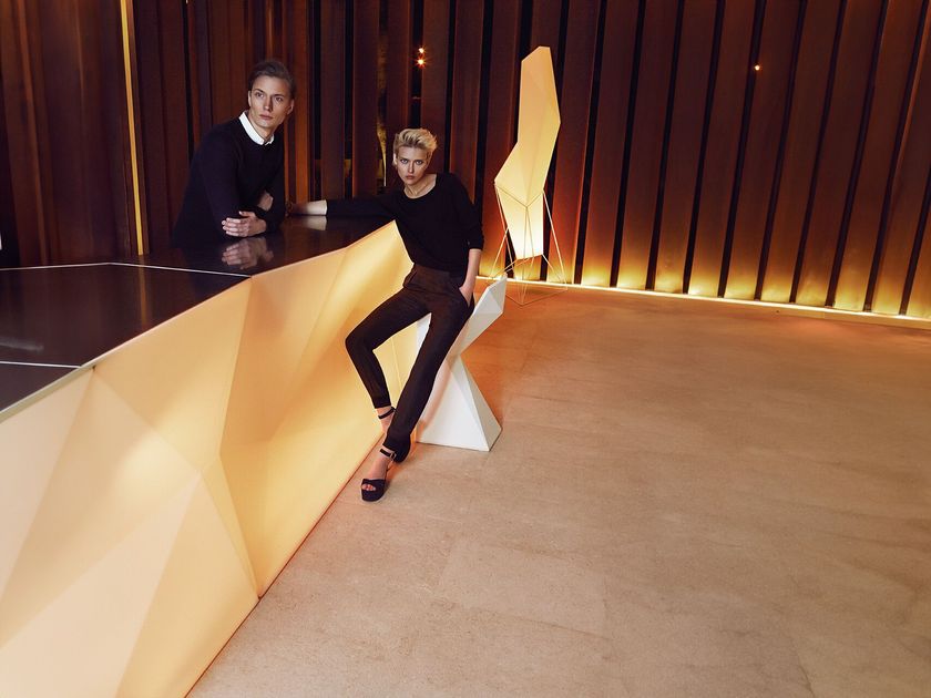 FAZ Illuminated outdoor polyethylene bar counter By Vondom | design ...