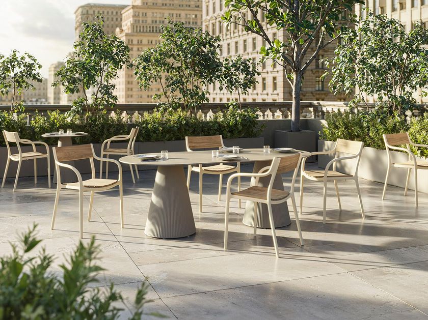 MADISON WOOD Garden chair By Vondom