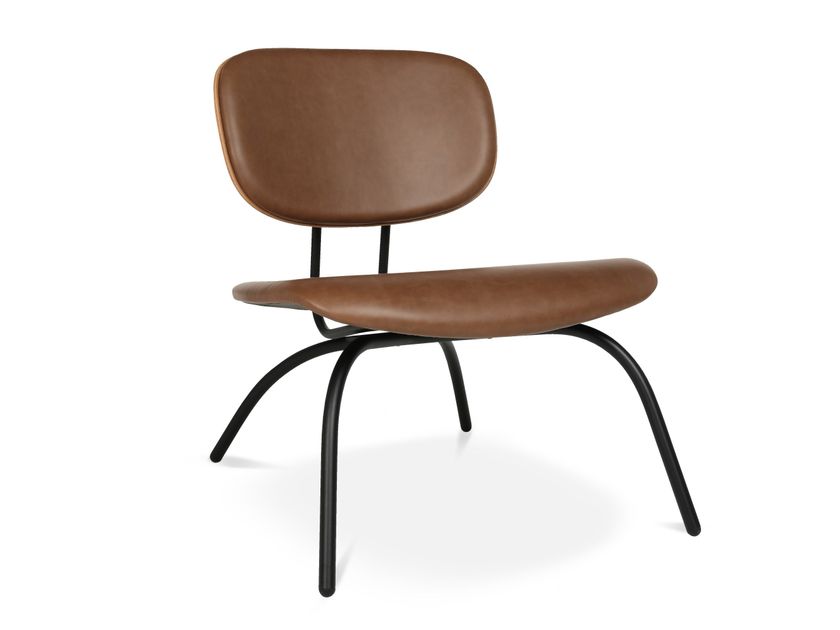 W-1970 LOW Wooden easy chair By Wagner