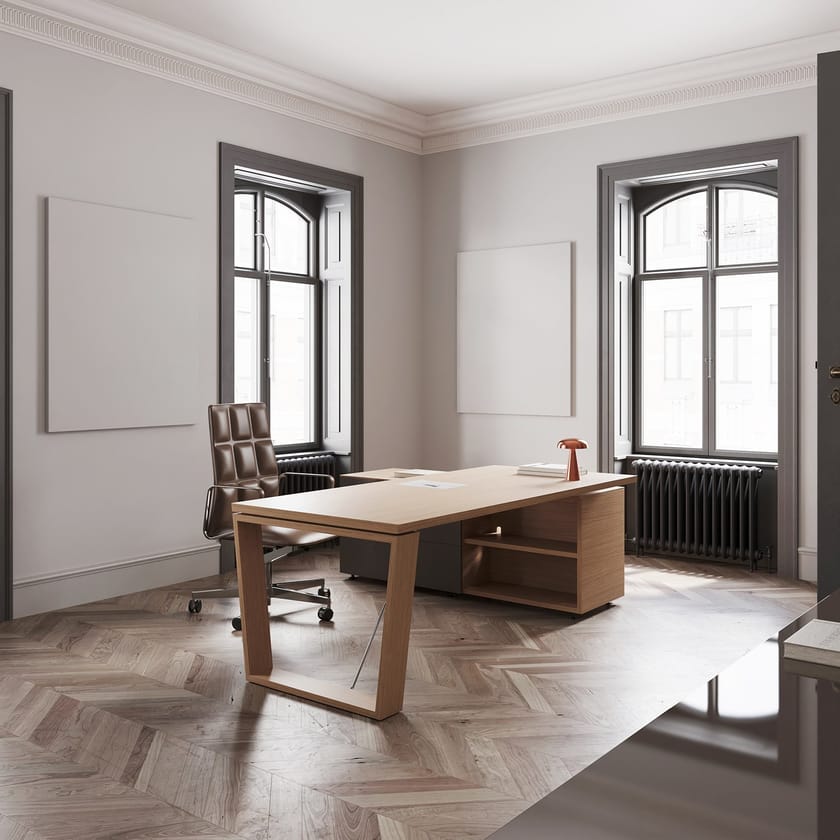 W DIRECTIONAL Executive desk By BK Contract | design Gabriel Teixidó