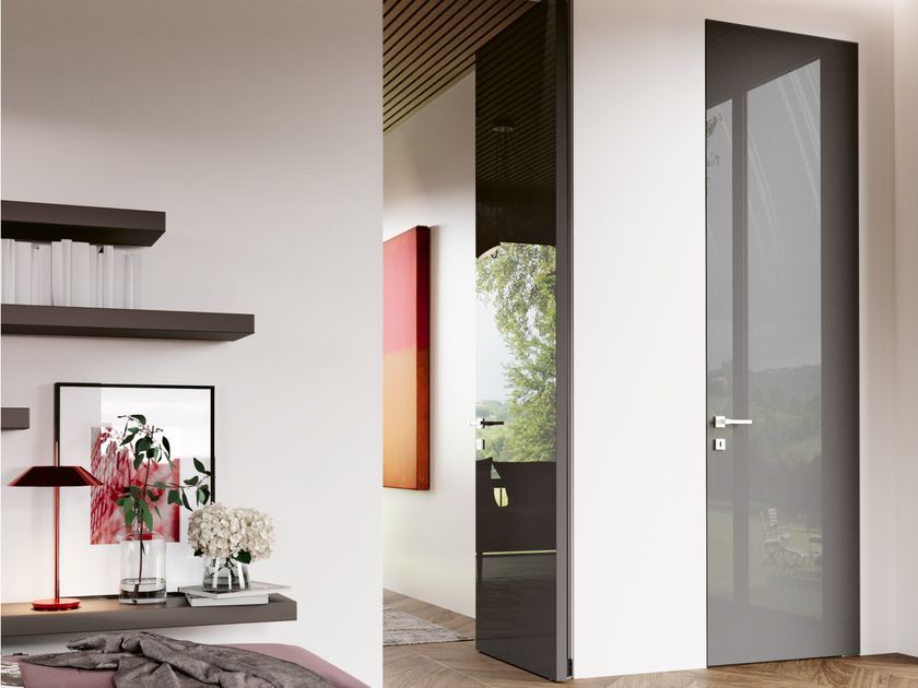 Hinged flush-fitting bidirectional door WALLDOOR BIDIREZIONALE By ...