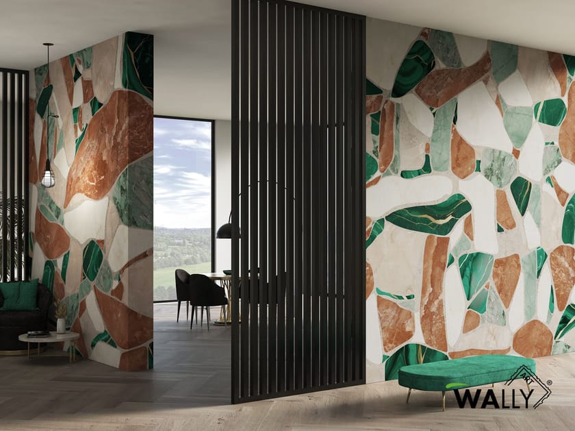 CORALINE Carta da parati lavabile in tessuto non tessuto By WALLYART