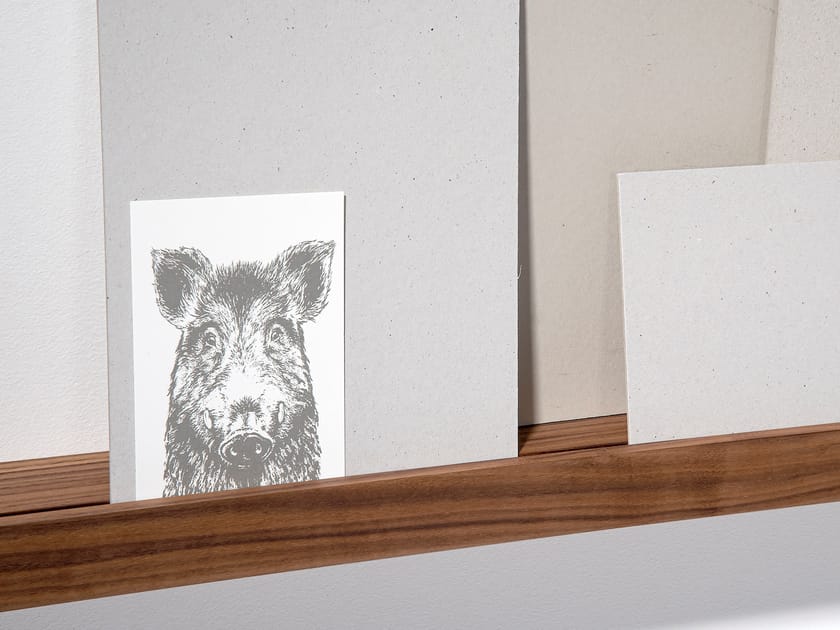 WALNUT PICTURE LEDGE #02 Wall shelf By Weld & co