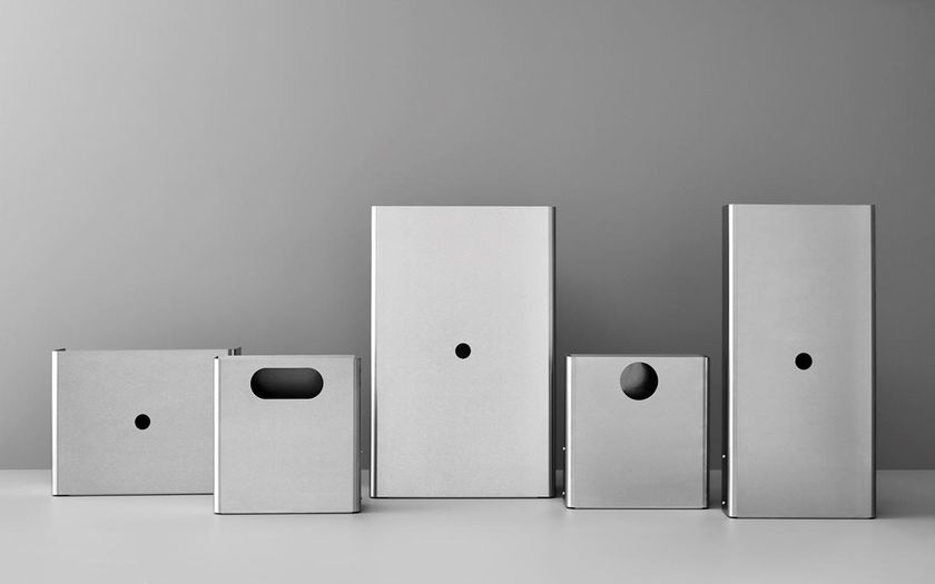 WASTE BIN WITH ROUND HOLE Public bathroom waste bin By d line | design ...