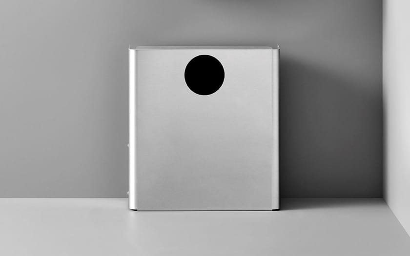 WASTE BIN WITH ROUND HOLE Public bathroom waste bin By d line | design ...