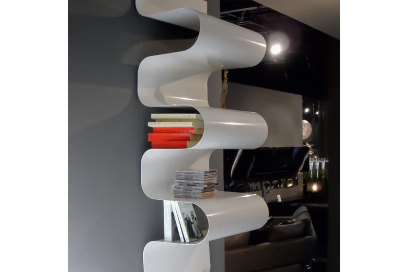 WAVE Aluminium wall shelf By VIDAME EDITIONS