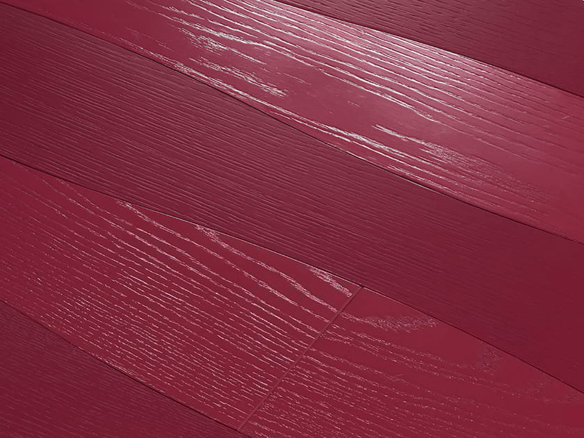 WAVE 2 layers preﬁnished oak parquet By Corà | design Massimo Broglio