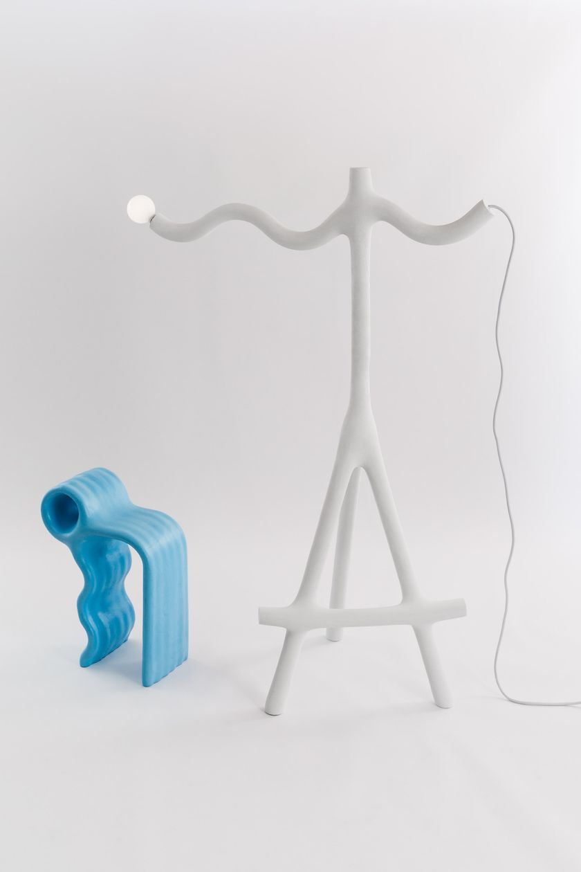 WAVE LAMP ON STICKS floor lamp By MOVIMENTO