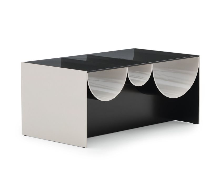 WAVES Coffee table By Minotti | design Nendo