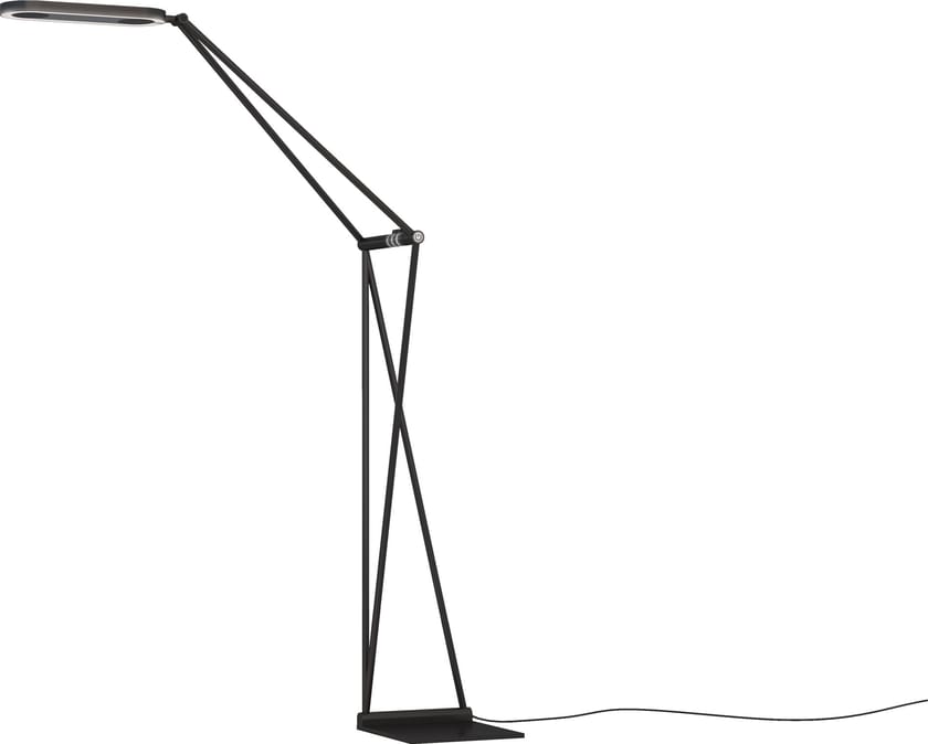 LED adjustable stainless steel floor lamp WAYD By Makris design K3m ...