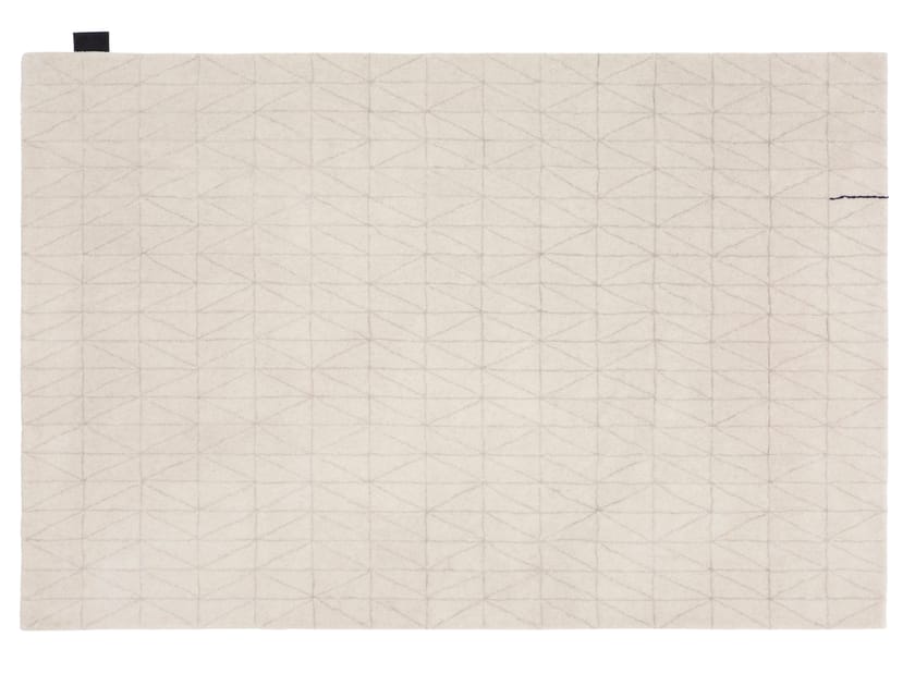 Handmade rectangular rug WEDGE 2 By ASPLUND design Marie-Louise Hellgren