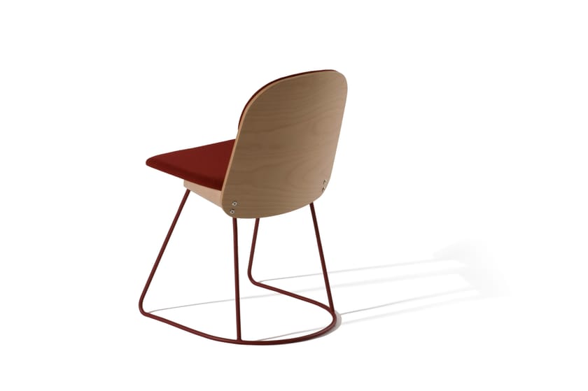 Sedia imbottita WEDGE 361P Collezione Wedge By Capdell design Marcel Sigel