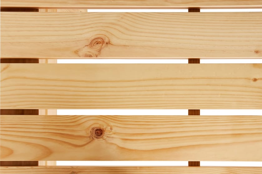 WEEKDAY Rectangular pine garden table By Hay | design Hannes & Fritz