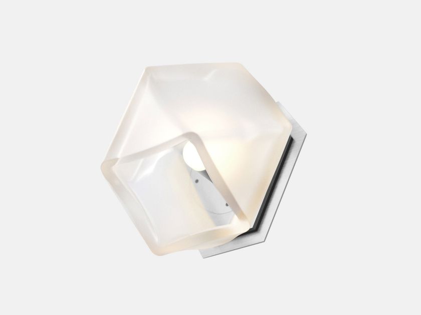 WELLES DOUBLE BLOWN GLASS | Wall light By GABRIEL SCOTT